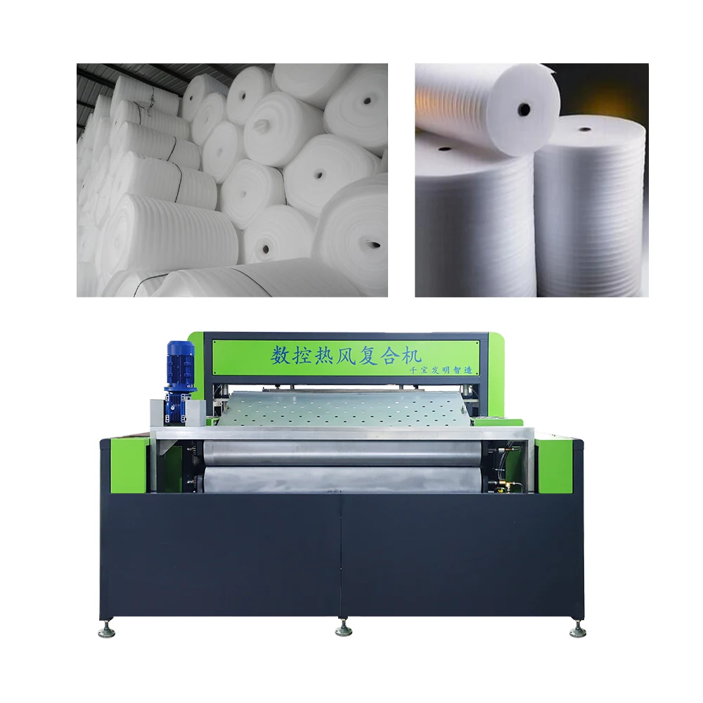 Automatic Epe Xpe Pe Foam Roll Hot Air Thickening Machine Sheet ...