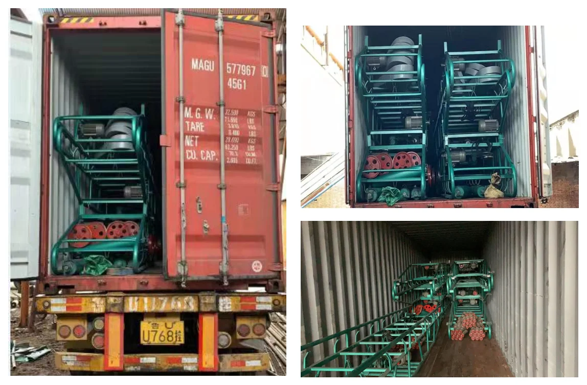 Adjustable Height Movable Ore Rubber Belt Conveyor