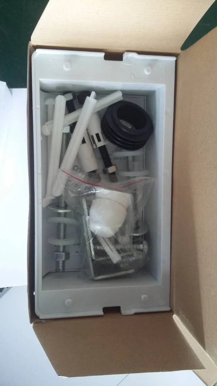 Dual Flush Concealed Cistern Hidden In Wall Hung Toilet Frame Water ...