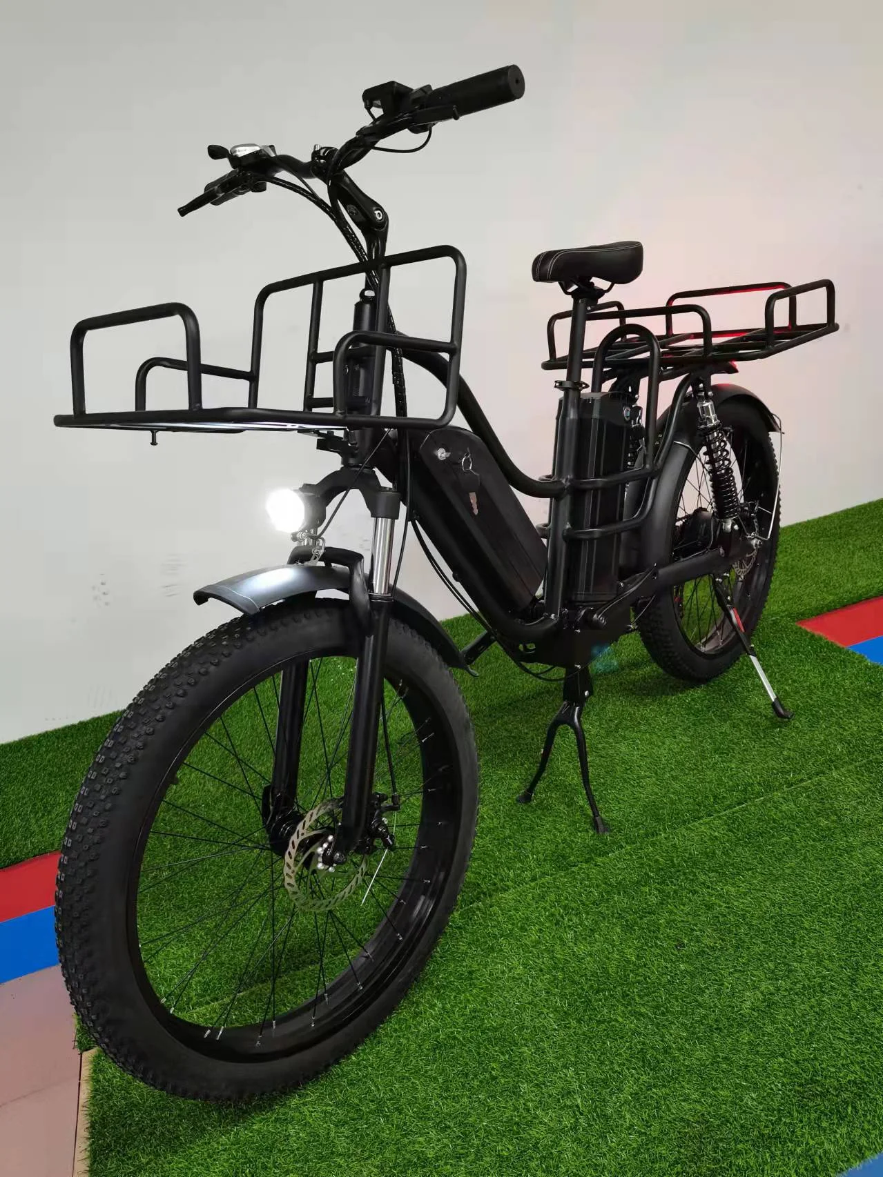 ELECTR CARGO BIKE 750/1000W Fat Tire 48ah Dual Batteries 55km/h Fast ...