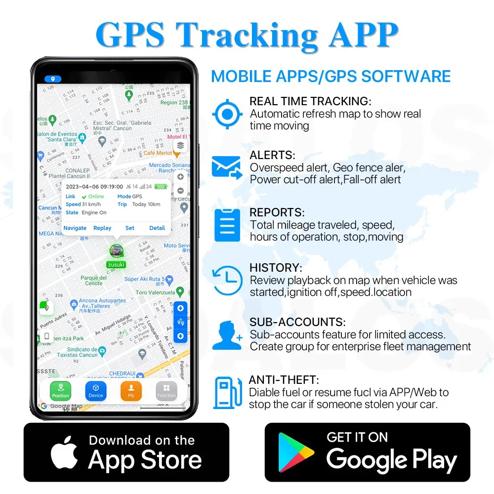 Alibaba.com: Easy Hide Mini Size 4G GPS Tracker for E-bike E-scooter Vehicle: Compact design ...