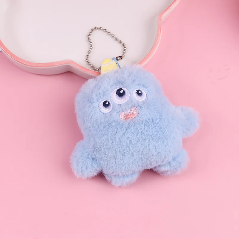 Cartoon Cute Little Monster Doll Plush Toy Pendant Girl's Heart ...