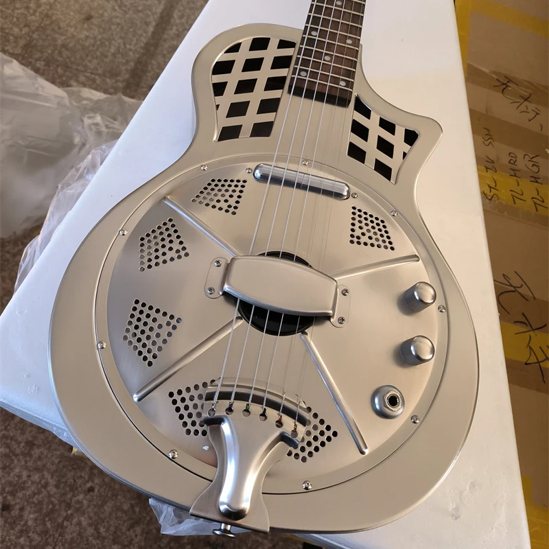 Jonathan 17 Series Resonator Guitar, Resophonic Guitars, Metal Body ...