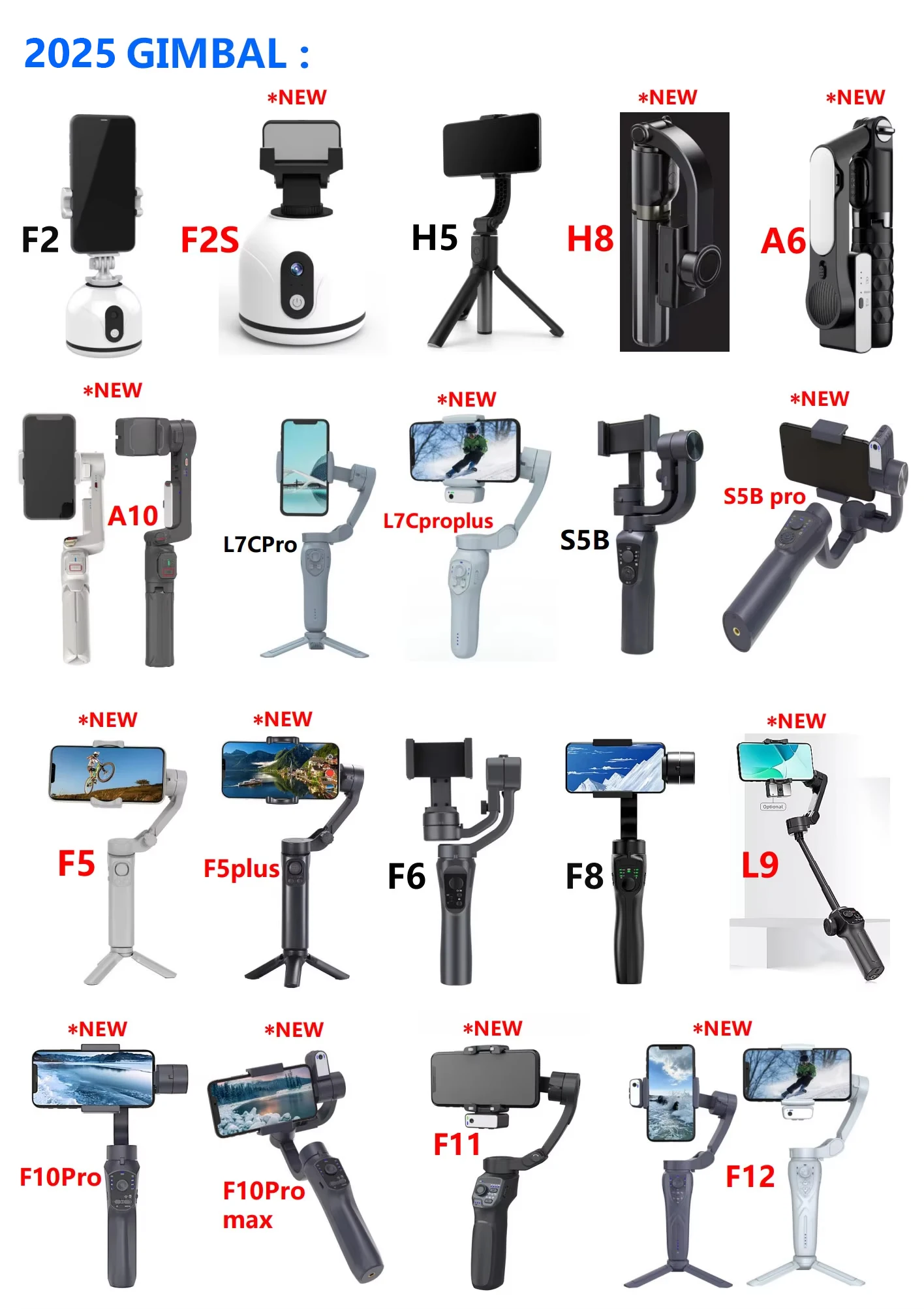 New Design Sport Inception Mobile Gimbal Mobile Phone Gimbal 3 Axis ...