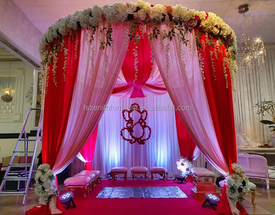 Wedding Supplies - S Shaped Ceiling Draping Kit Drapery