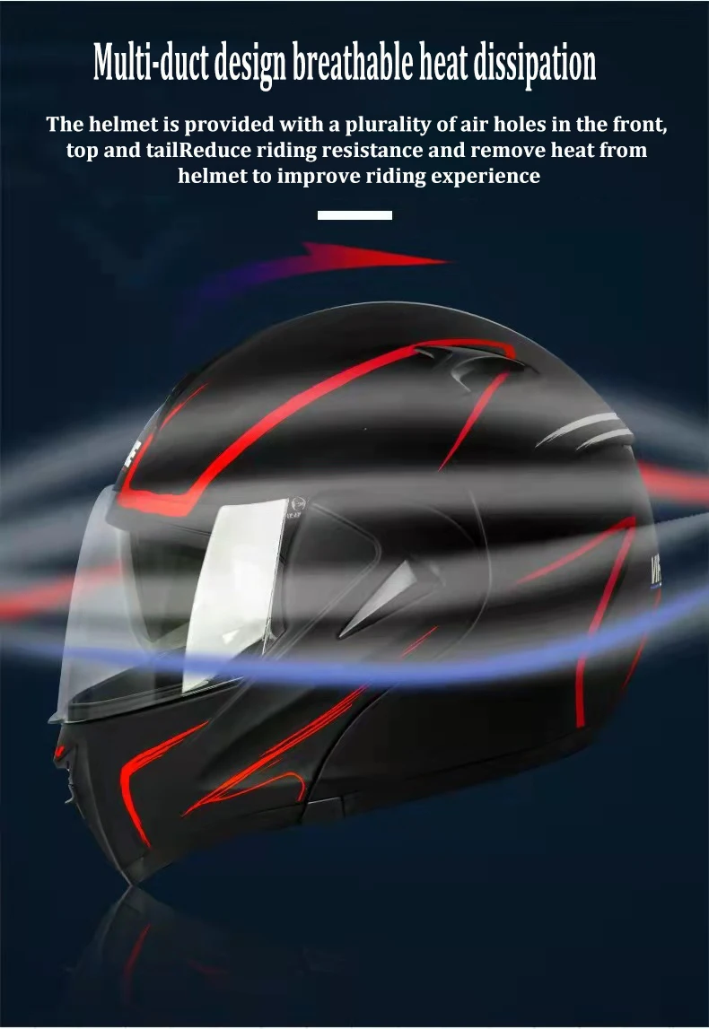 Dot Modular Motorcycle Helmet Full Face Helmet Cascos Carbon Fiber ...