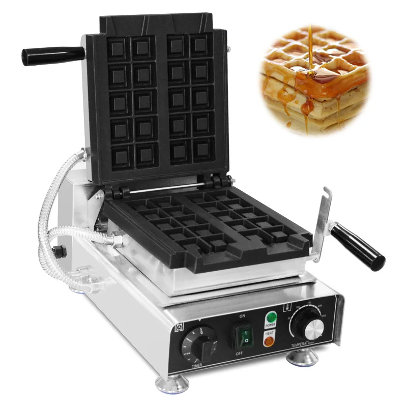 Bakery Kitchen Square Belgian Bubble Waffles Making Machine ...