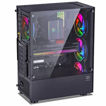 Snowman Pc Case Mid Tower Atx Gaming Computer Case With High Air Flow ...