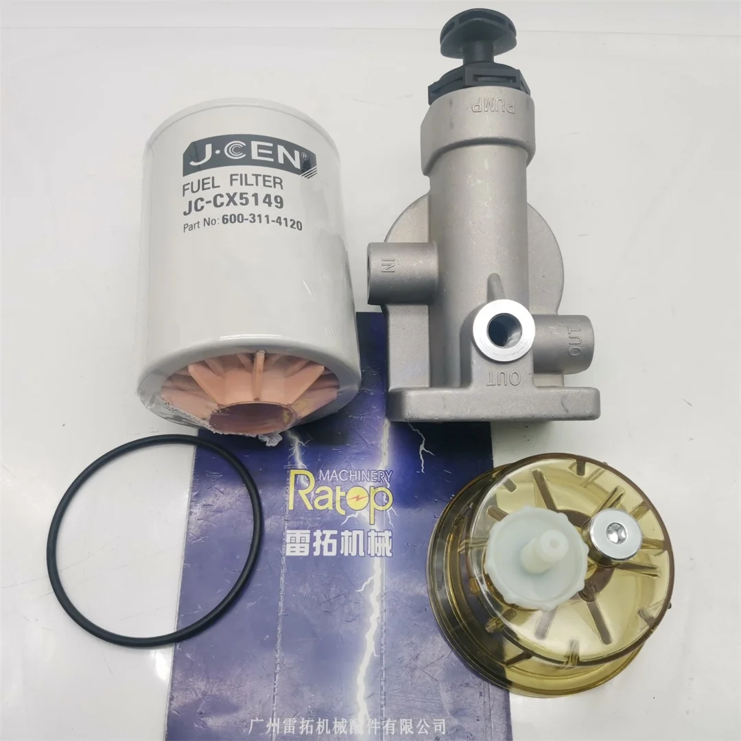 6271-71-6200 6271716200 Fuel Filter Water Separator Assembly For Pc70-8 ...