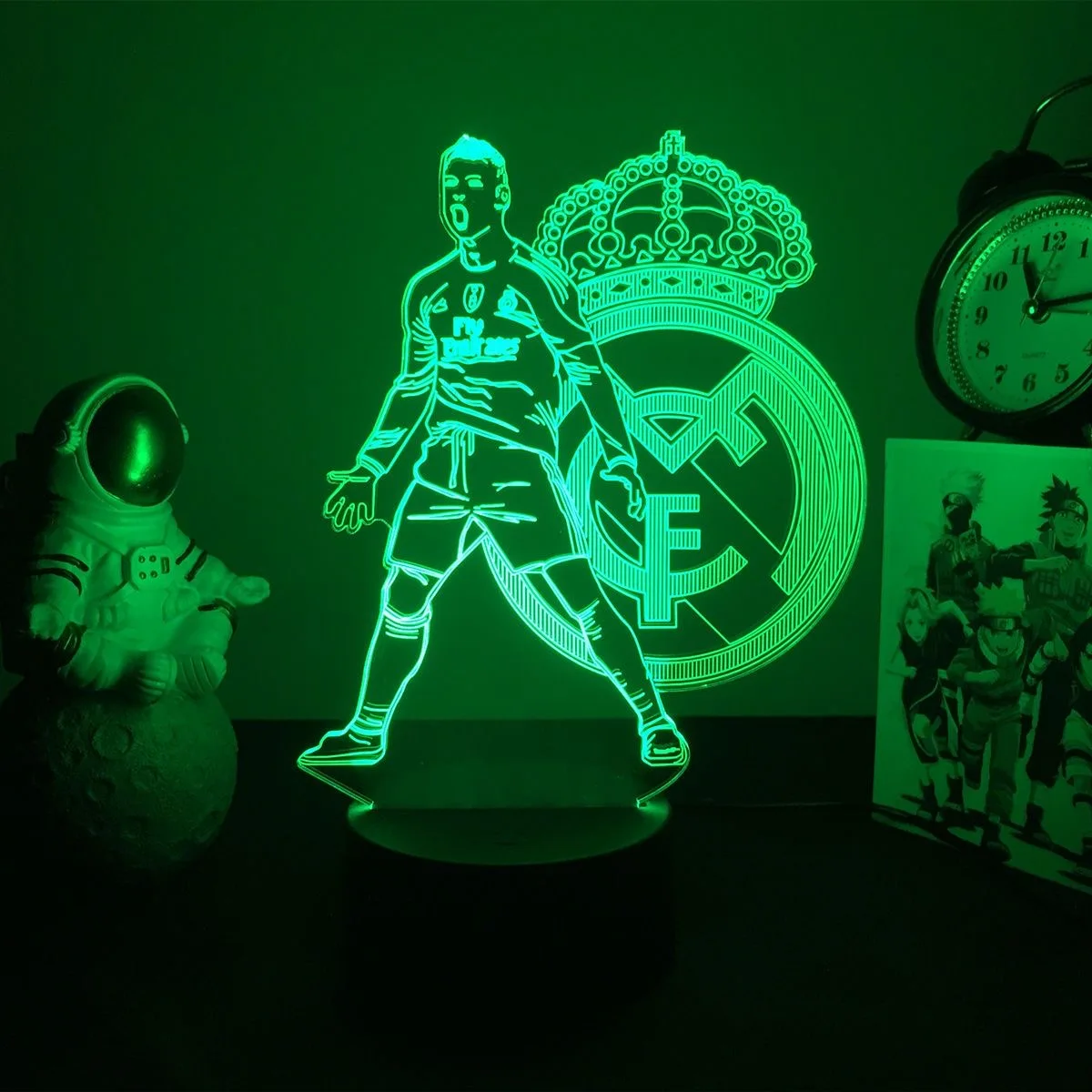 Football Fans Gift Messi Night Light Football Player Designs 3D Lamp
