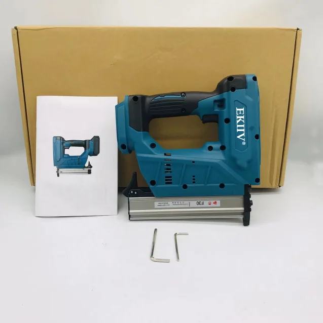 New Professional Electric Nail Gun 18v Lithium Battery Cordless Multi ...