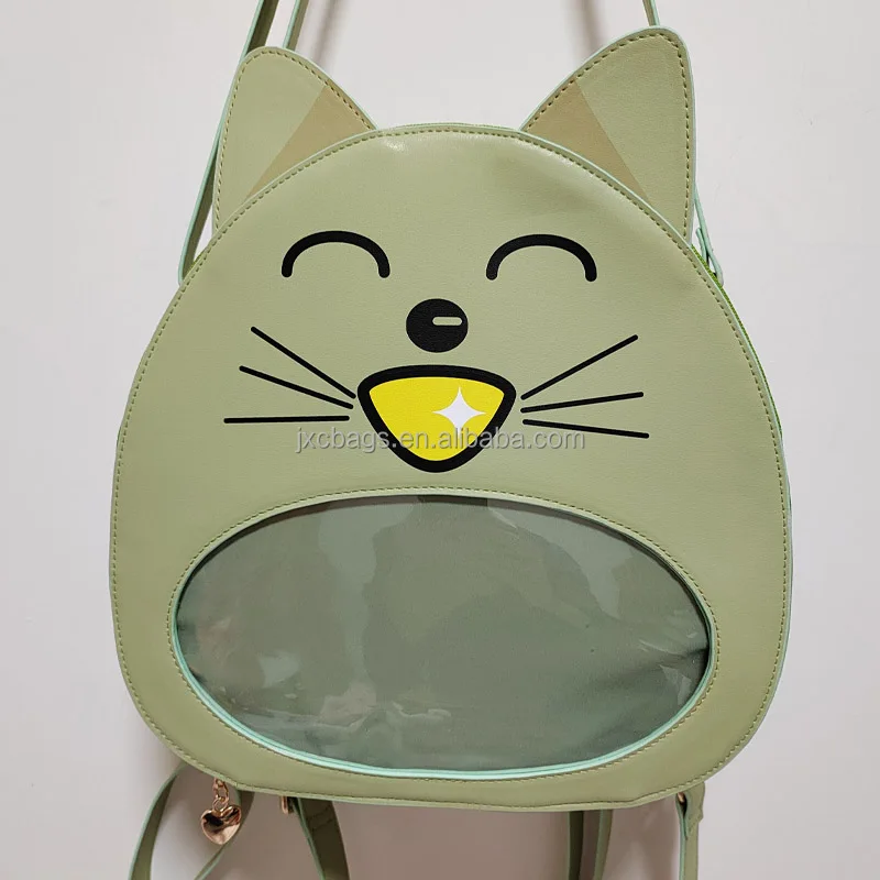 Custom Cat Itabag Gatos Shape Design Kawaii Crossbody Convertible ...