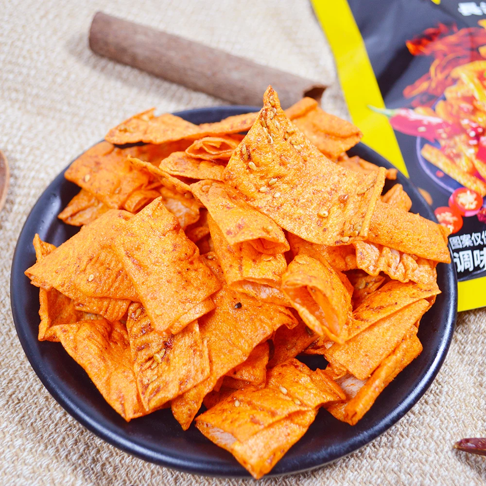 50g Hot Spicy Strip per Bag - Spicy Chewy Snacks Food