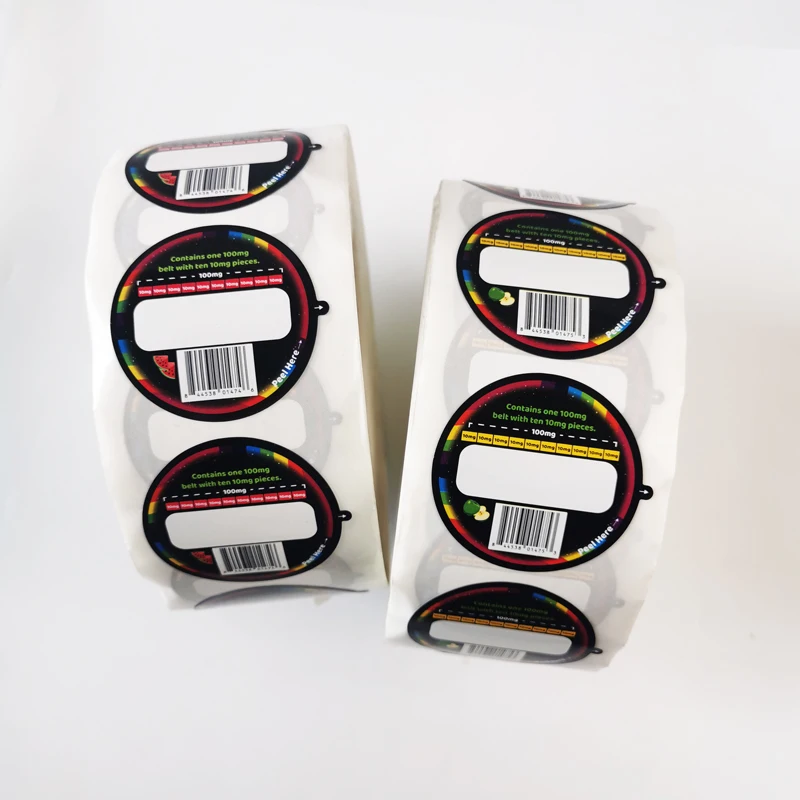 Customize Peel Away Multi-page Leaflet Label Folding Label Booklet ...