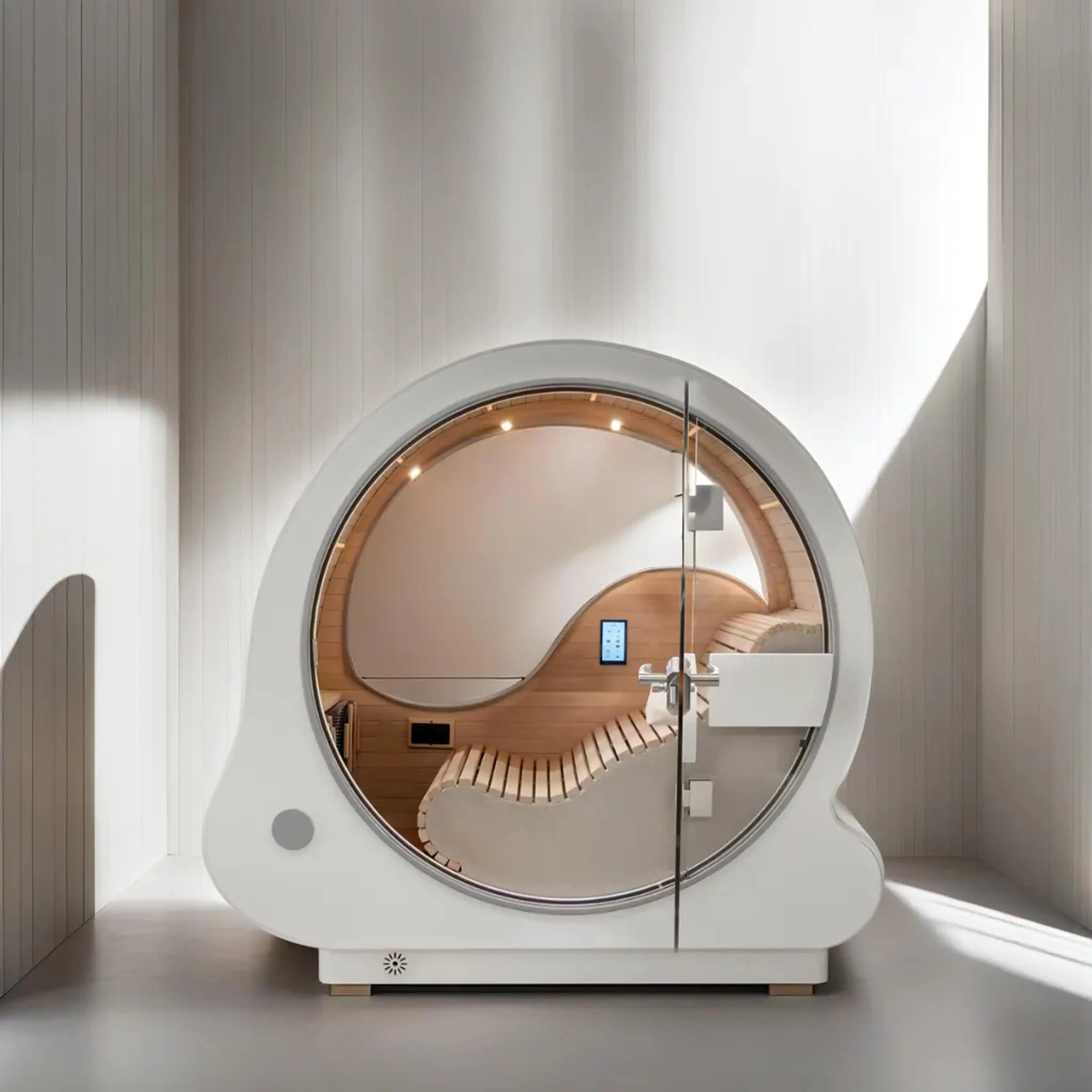 2024 Far Infrared Sauna Room - ABS Material & Digital Control Panel