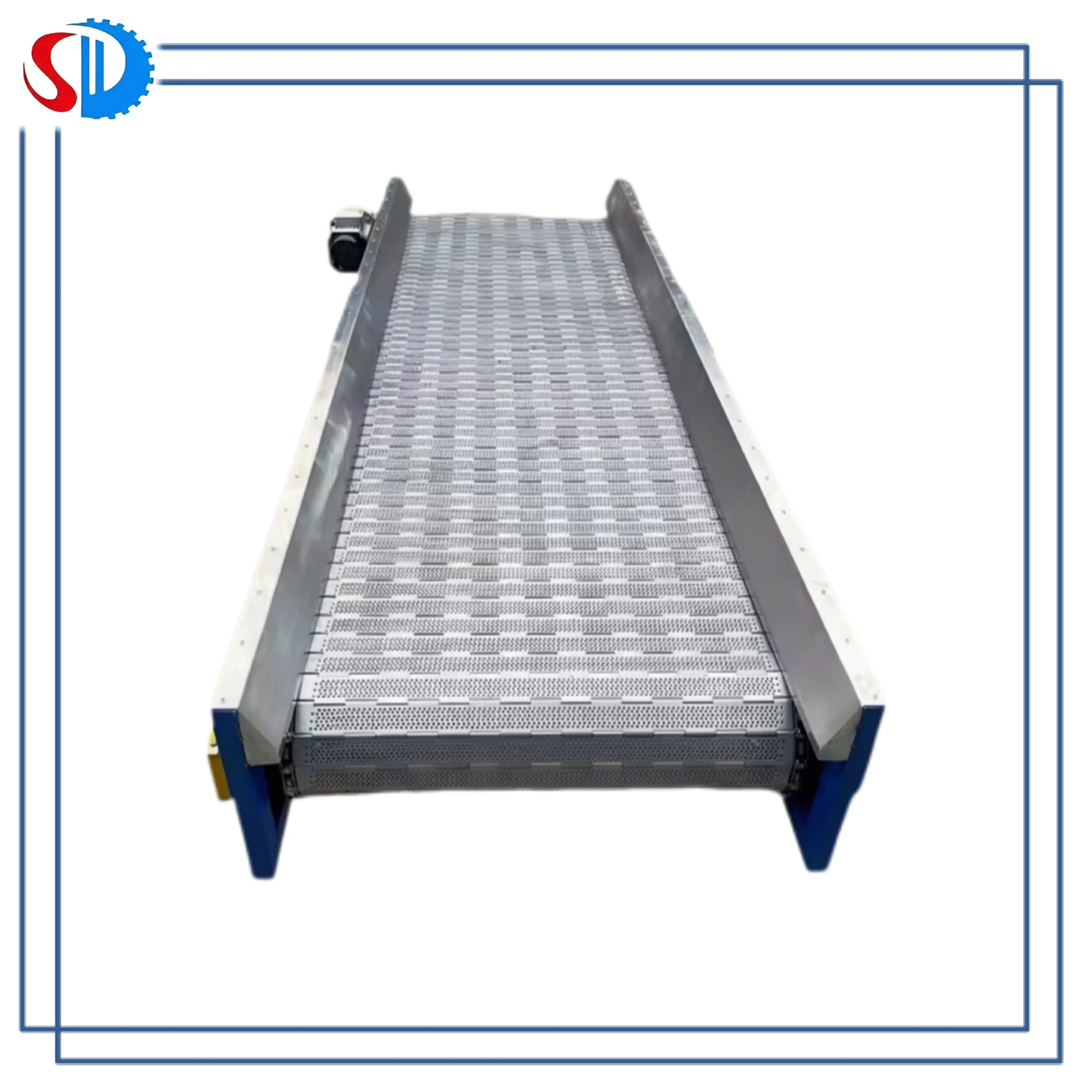 Customized Chain Plate Conveyor Belt For Slat Conveyor Tunnel Oven ...