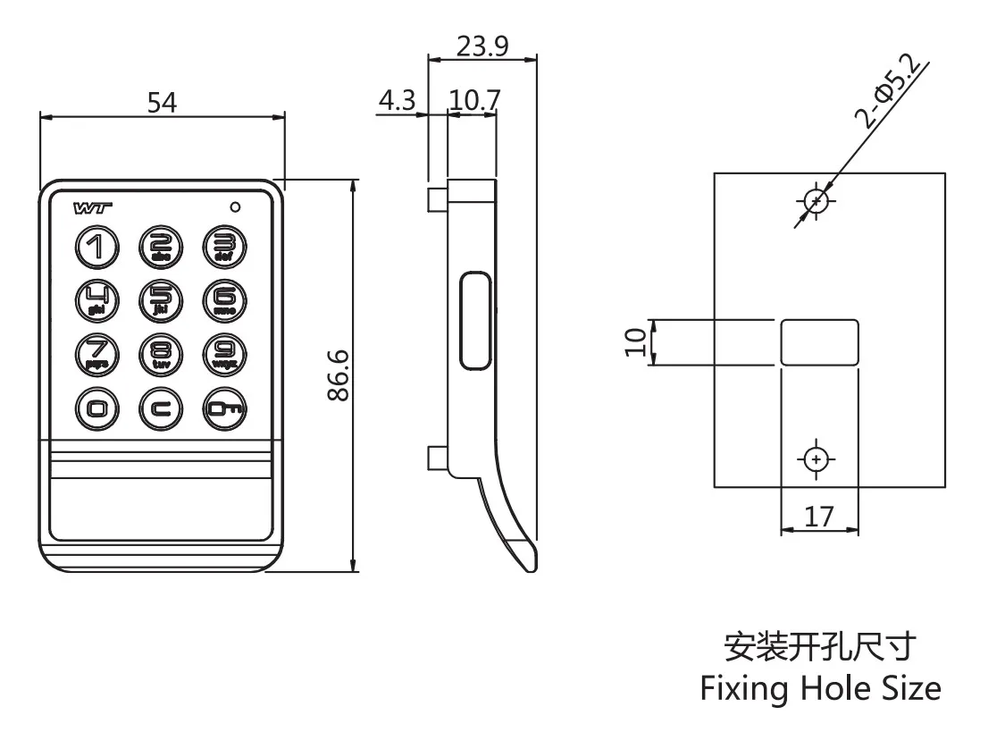 Electronic Cabinet Security Rfid Smart Spa Gym Digital Lock Furniture ...