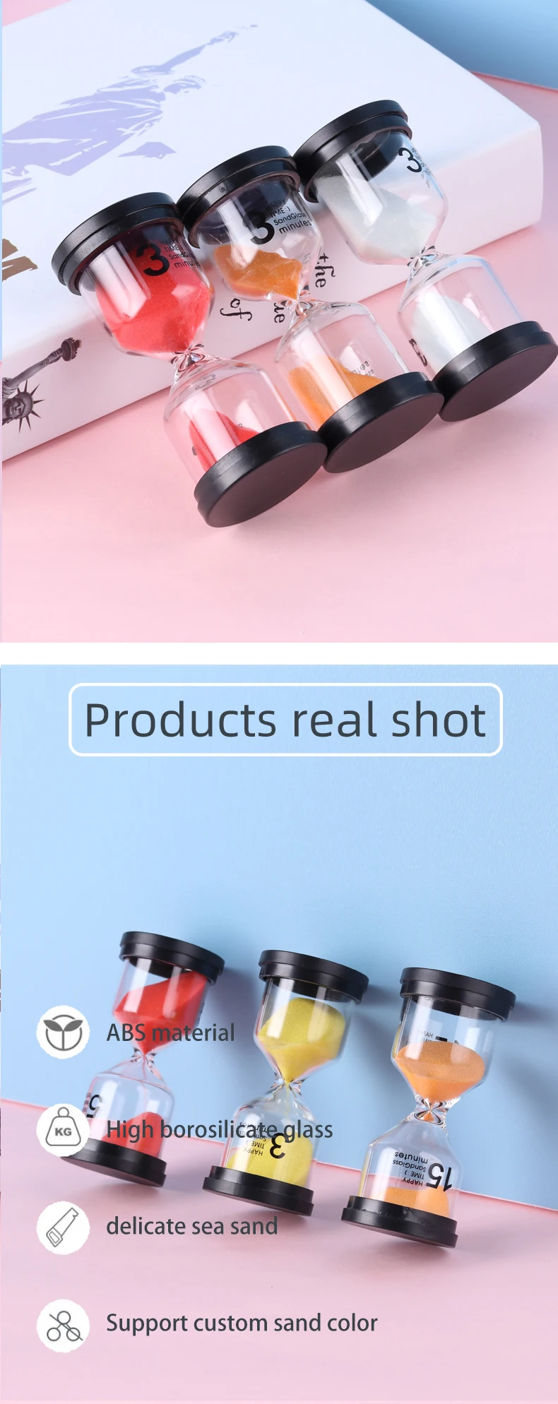 SKYRINGE Quicksand Coffee Digital Sand Timer - 6 Colors