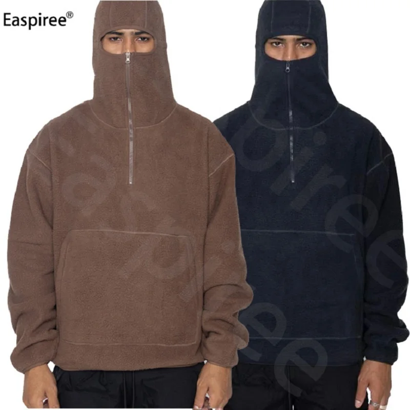 Stylish Custom Balaclava Hoodie - Warm & Unisex Winter Gear