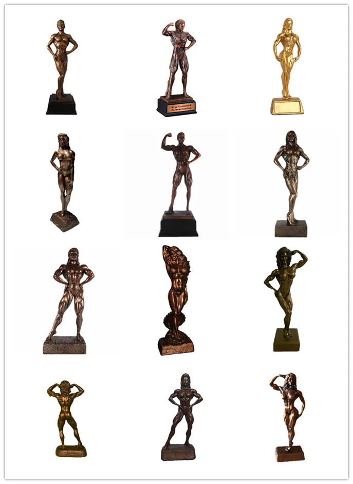Trophy Fitness Model Bodybuilding Statue - Buy Bodybuilding Statue ...
