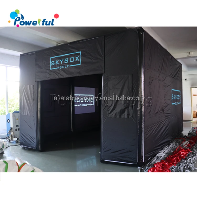 Portable Indoor Outdoor Golf Simulator - Hitting Bay Golf