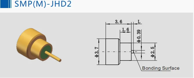 印刷电路板用密封SMP公射频同轴连接器| Alibaba.com
