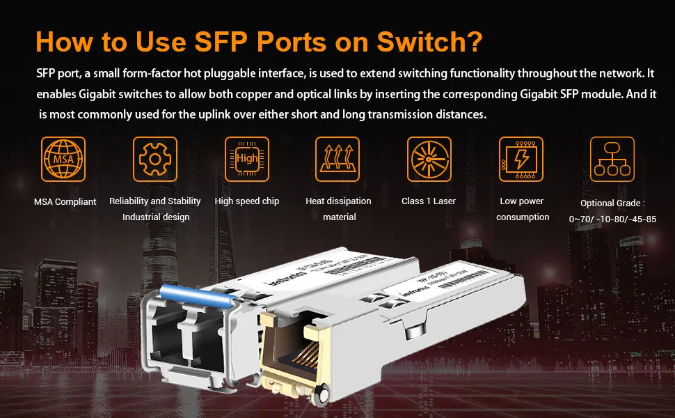 Qsfp+ 40gbps Cwdm 1271nm~1331nm Smf/mmf 2km(sm)/100m(mm) Duplex Lc ...