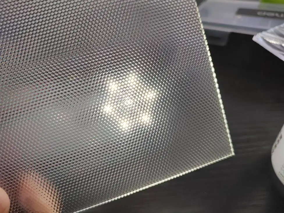 Pmma Lgp Light Guide Plate Acrylic Prismatic Diffuser Led Panel ...