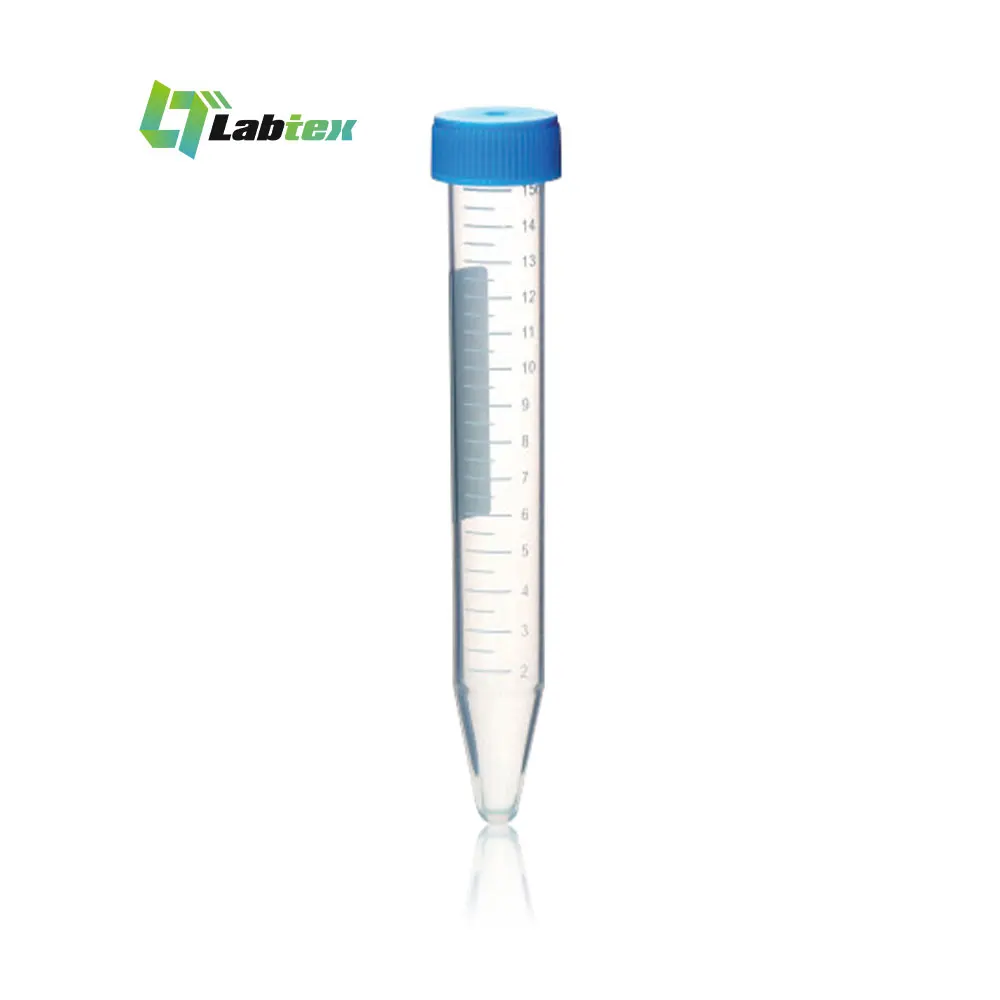 Labtex 15ml Laboratory pp Plastic Tube Conical Bottom Centrifuge Tube ...