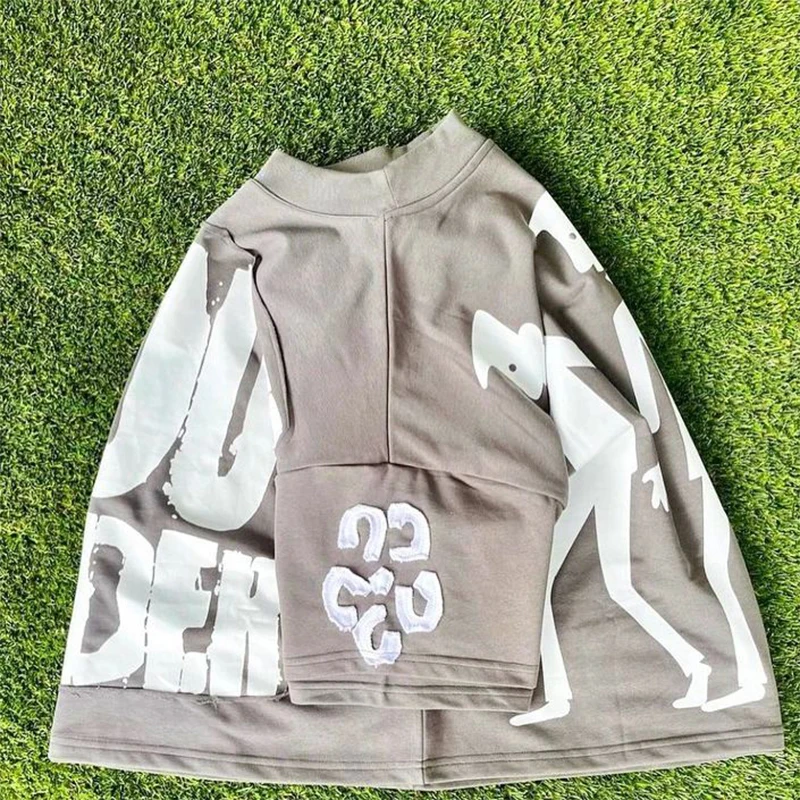 Clothing Manufacturers Custom Applique Embroidery Drop Shoulder Boxy T ...