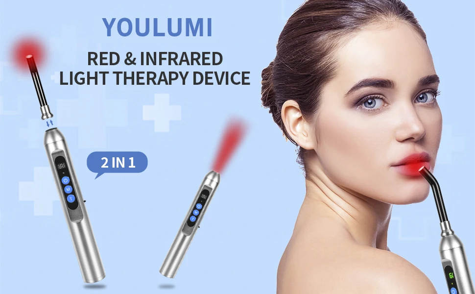 Youlumi 2024 Red Light Therapy Medical Device Cosmetic Handheld Oral ...