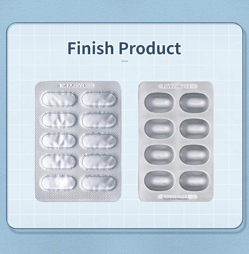 10800 Blisters/h Automatic Alu Plastic Tablet Capsule Blister Packing ...