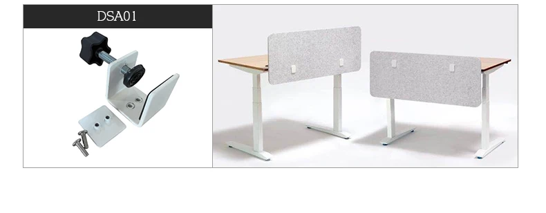 PET Desk Screen Easy Installation Acoustic Desk Partition Office ...