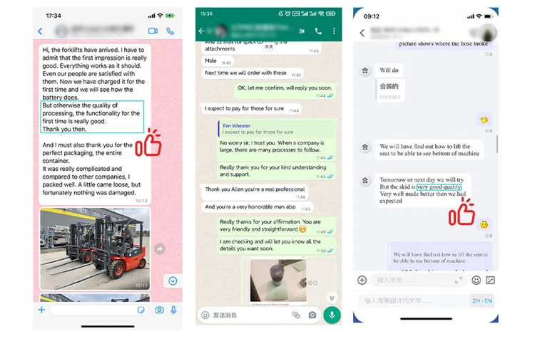 Supplier Electric Forklift Charger Balanced Forklift 3t 5t 1.5t Electric Forklift With Accessory ...