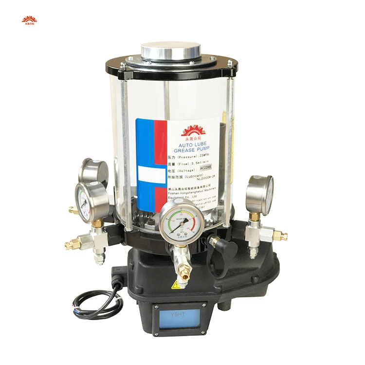 12V 24V 380V Fill Grease From Metal Top PLC Electric Piston Pump ...