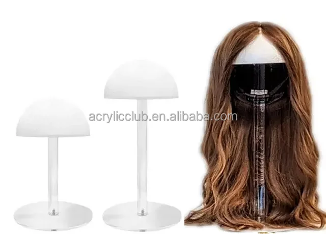 Lucite Wig Head Display Rack - Custom Waterdale Collection