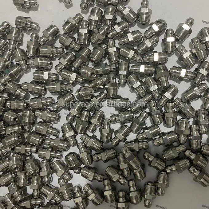 High Pressure Stainless Steel Grease Nipple Fitting - M6/M8/M10 & 1/4 ...