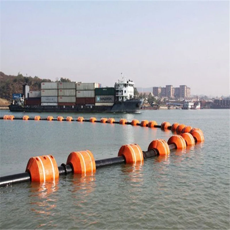 Orange Marine Dredging Pipe Floats for HDPE Pipes, Cables, and Hoses ...