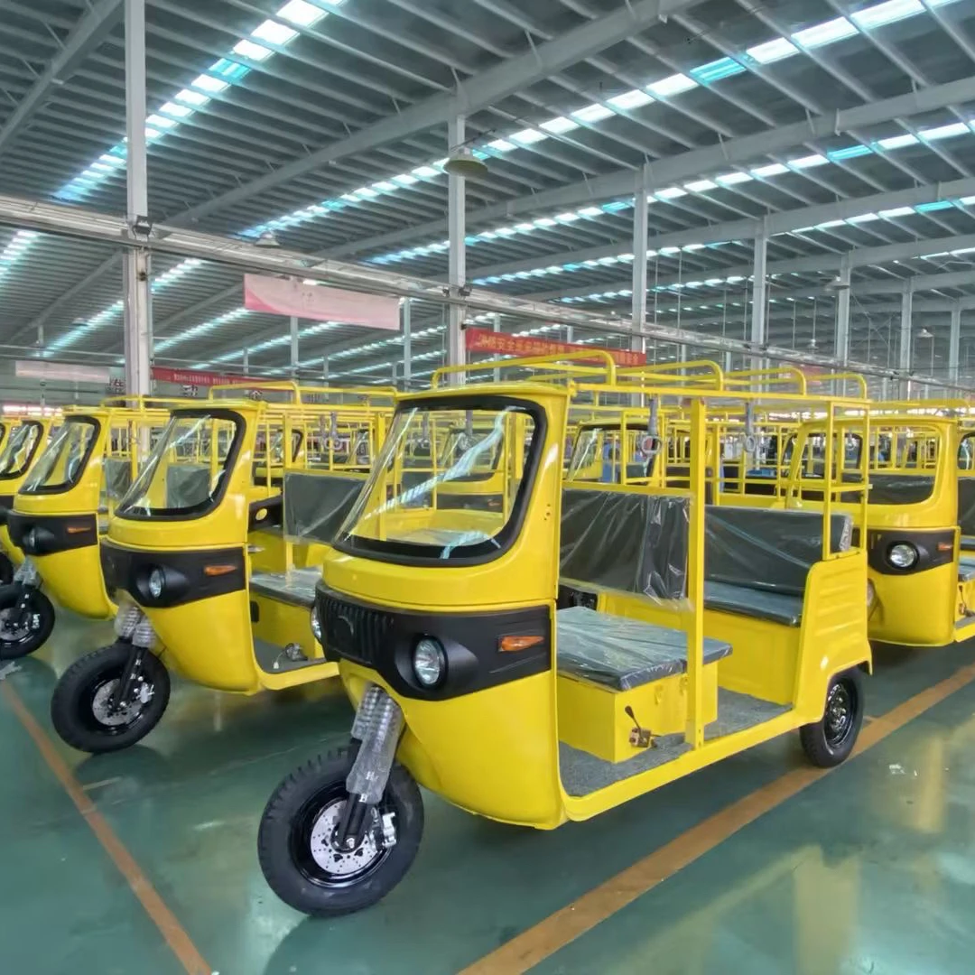 Powerful Electric Three Wheeler Cargo Tuk Tuk With Lithium Battery In ...