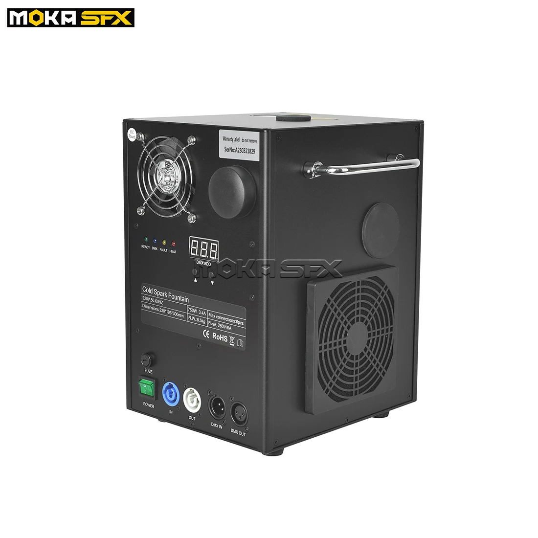 Hot Sale Moka Sfx 750w Mk-e11 High Quality Pyrotechnics Sparkly ...