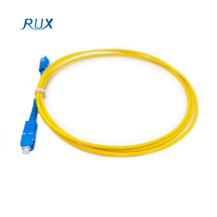 Simplex Singlemode 3.0mm Sc/upc-sc/upc Fiber Optic Patch Cord - Buy ...