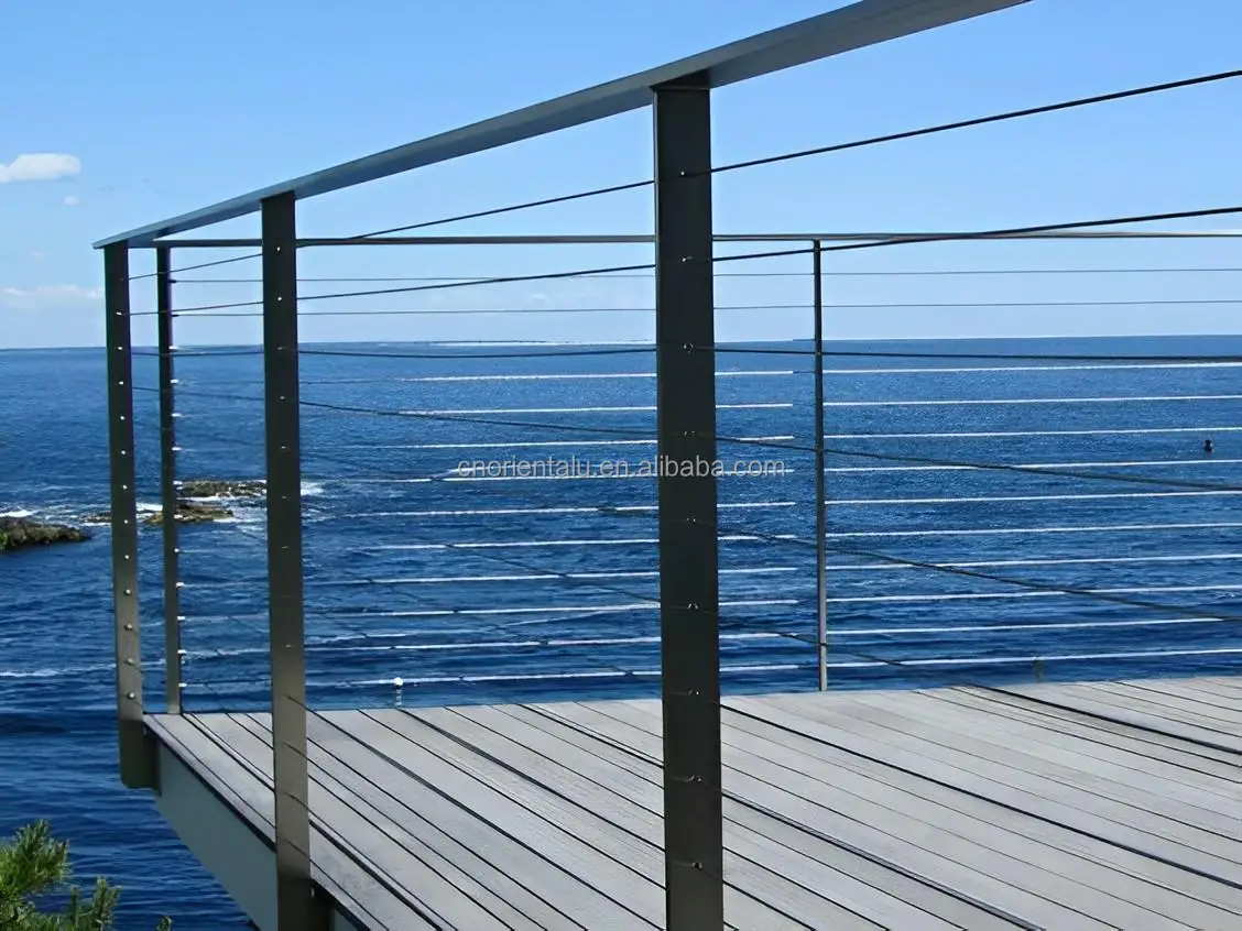 European Style Balcony Indoor/Outdoor Aluminium Balustrade Railing ...
