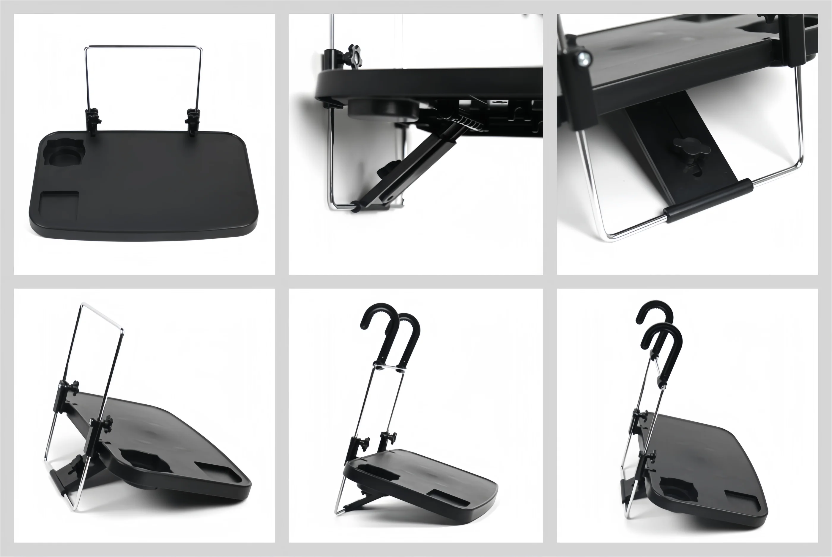 Car Back Seat Food Eating Folding Table Auto Steering Wheel Desk Car ...