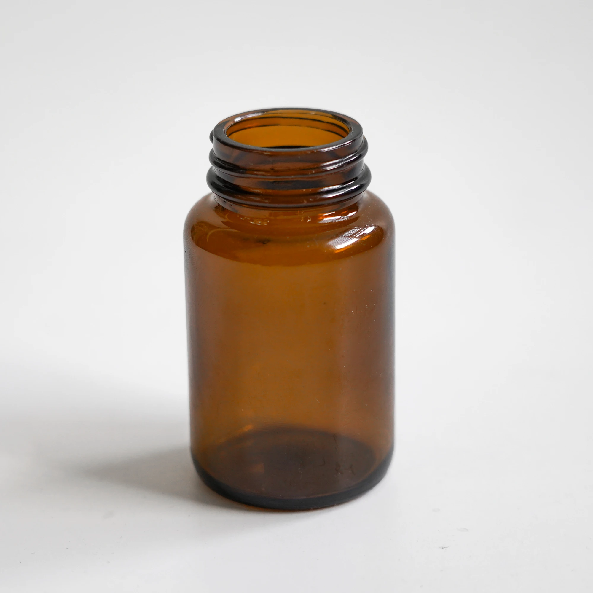 Amber Medical Packaging Glass Bottle Medicine Pill Bottle 60ml Frosted ...