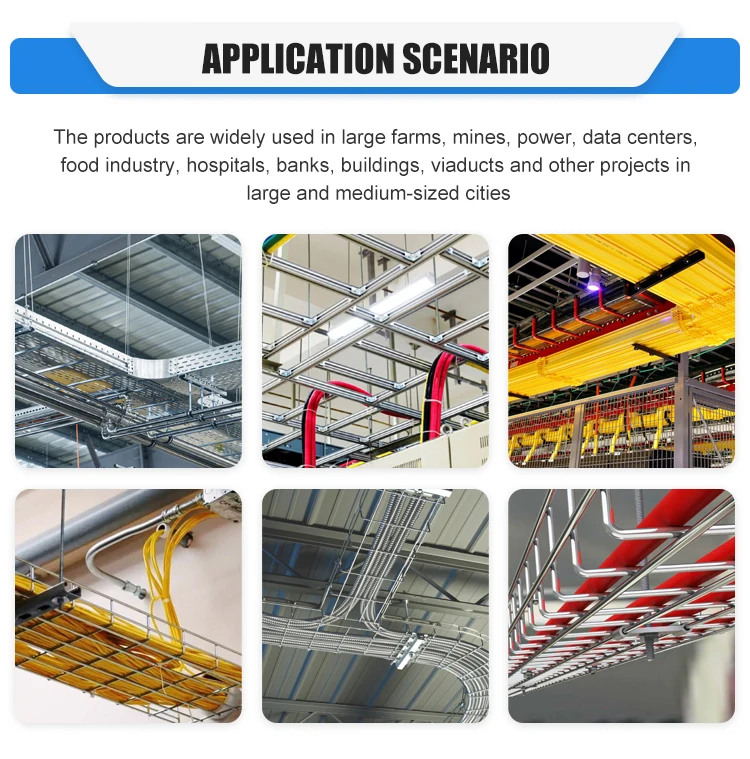 T Radiant Connection Of Wire Mesh Cable Tray For Custom Color ...