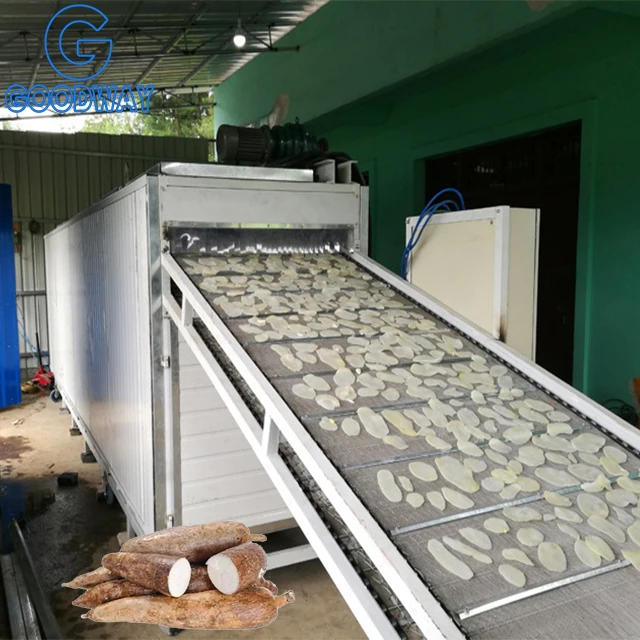 Cassava Processing Plant Dried Cassava Chips Production Line Cassava Drying Machine - Buy ...