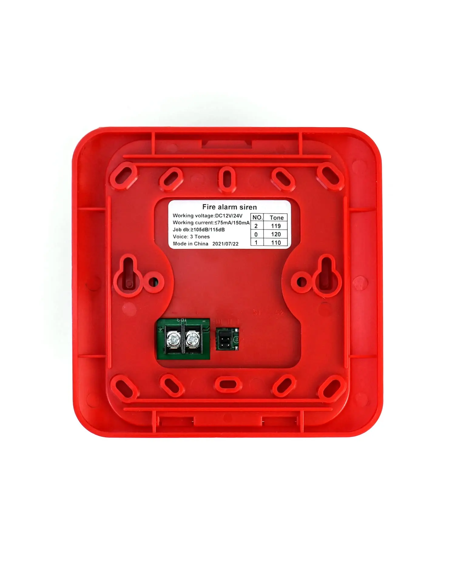 High Decibel Fire Alarm Siren - 12V 24V SUMRING SR-A82