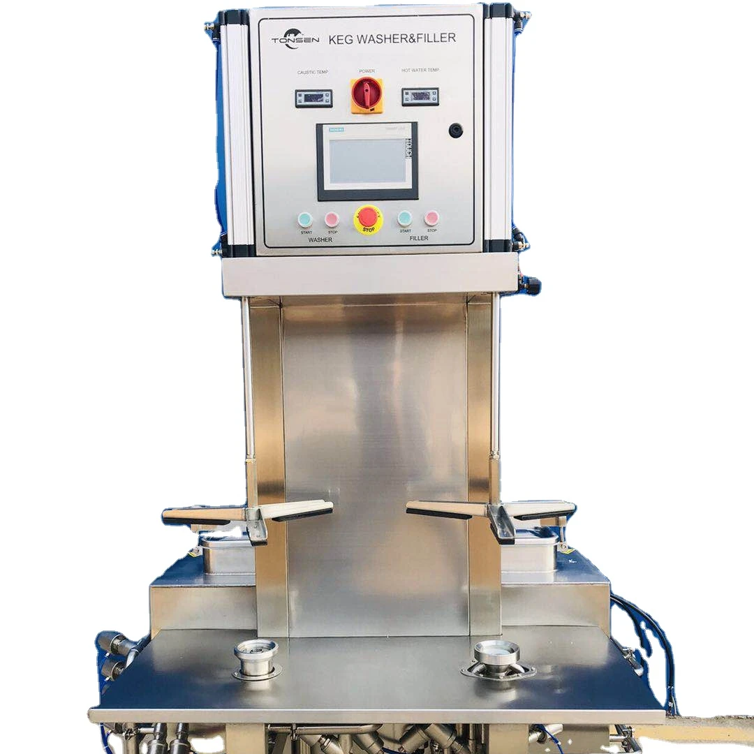 Alibaba.com: Semi-automatic beer keg washer filler cleaner machine: CE ...