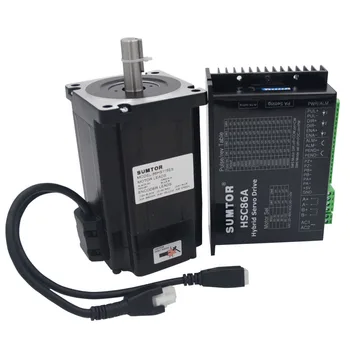 Nema 34 Stepper Motor With Encoder Hybrid Stepper Motor Set 8.5nm 12nm ...