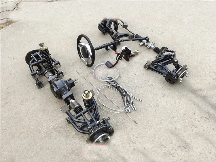 Diy Electric Vehicle Car Rear Axle Four Wheel Go Kart With 8 Lug Motor ...